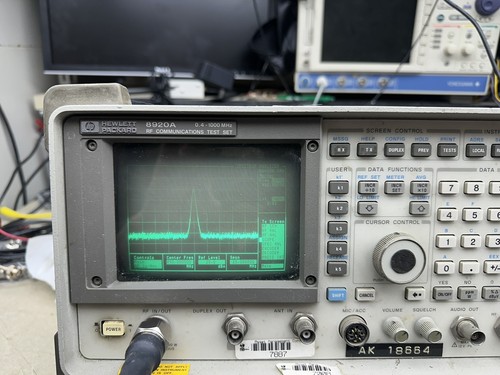 HP 8920A RF COMMUNICATIONS TEST SET 0.4-1000MHz SN 3211A01856 | eBay