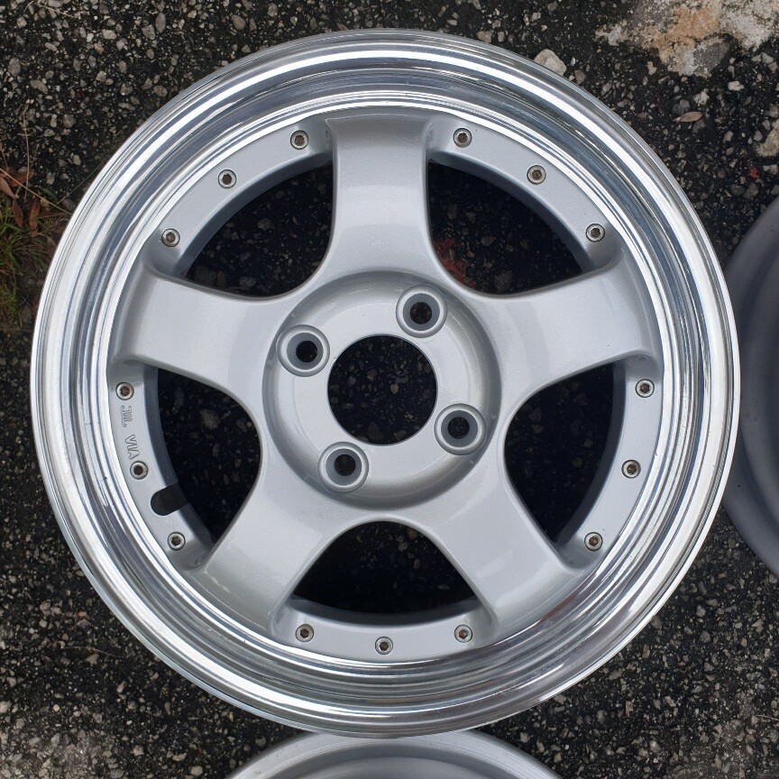JDM SSR SP1 Meister 14" Wheels for Miata MX5 E30 2002 Civic DC2 EK9 EG6 ...