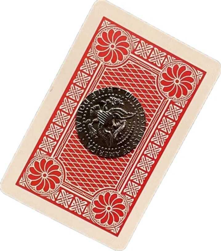 2X Magnetic Playing Cards Make Coins Vanish Easy Gimmick Card Card ...