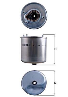 MAHLE Fuel Filter For FORD VOLVO MAZDA B-Max C-Max II Ecosport Turnier ...