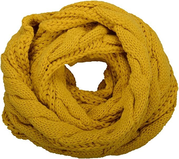 NEOSAN Womens Thick Ribbed Knit Winter Infinity Circle Loop Scarf | eBay