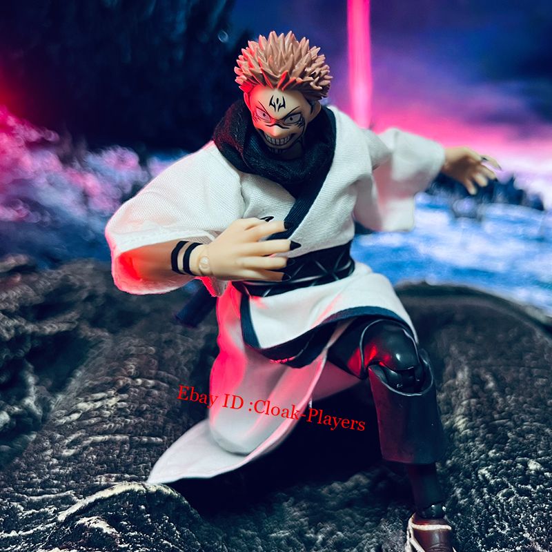 1 / 12 Custom Clothing Set For 6" Tamashi Nations Jujutsu Kaisen Sukuna ...