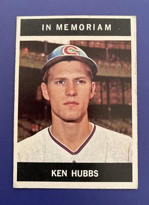 1964 TOPPS HIGH# 550 KEN HUBBS “IN MEMORIAM” | eBay