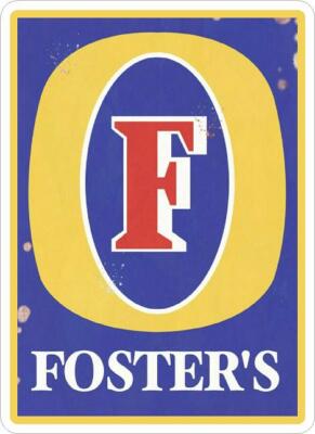 RETRO PRINT FOSTERS LAGER METAL SIGN / PLAQUE GARAGE SIGN WORKSHOP A5 ...