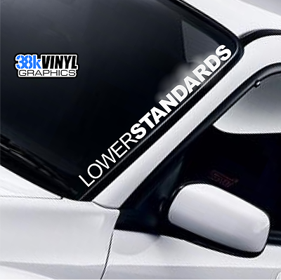 Lowered Car Stickers Jdm Low Standard Rainbow Reflective Decorative