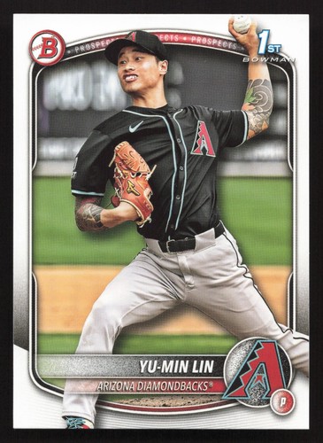 2025 Bowman #BP-27 Yu-Min Lin 1ST RC Rookie Card Arizona Diamondbacks ...