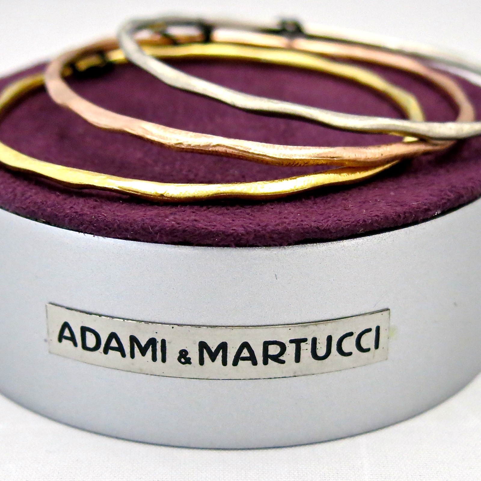 Adami and Martucci Matte Finish Small Curved Bangle, Rose-Gold | eBay
