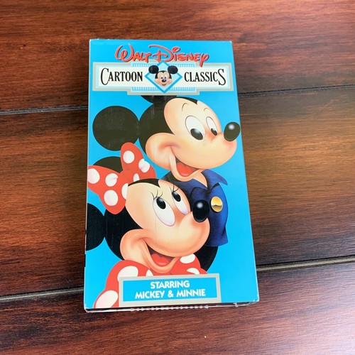 STARRING MICKEY & MINNIE MOUSE WALT DISNEY VHS CARTOON CLASSICS VOLUME ...