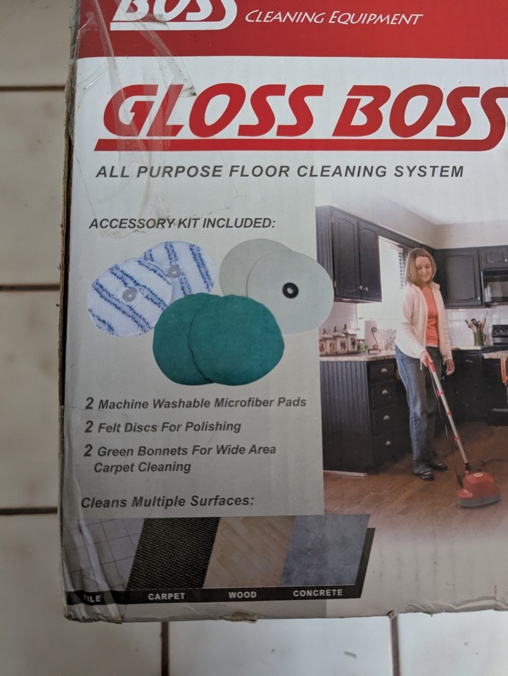 Boss Cleaning Equipment Gloss Boss All Purpose Floor Cleaning System ...