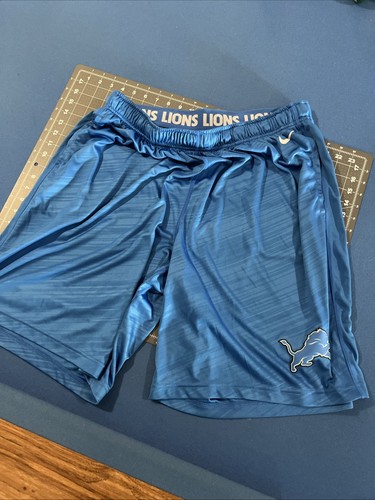 Nike Dri-Fit Shorts Mens XXL NFL Team Apparel Detroit Lions Honolulu ...