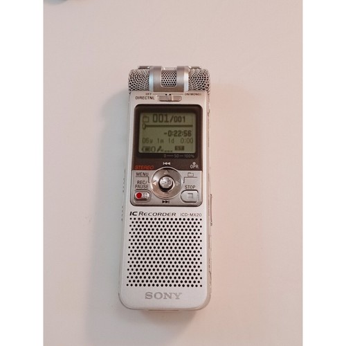 Sony Handheld Mini IC Digital Voice Recorder ICD-MX20 Handheld/ With ...