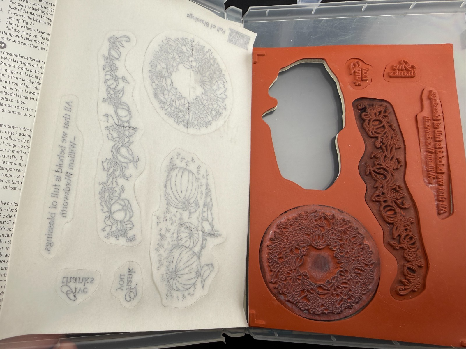 Stampin' Up! Partial Rubber Cling Stamp Set YOU CHOOSE Stamping Crafts ...