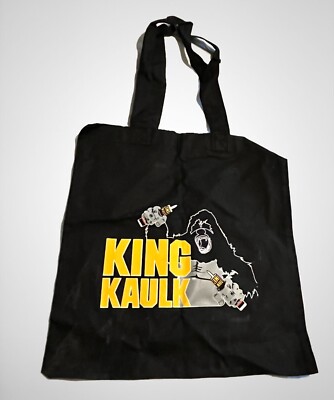 Antique Advertising King Kaulk Cloth Black Bag NICE Grocery Bag | eBay