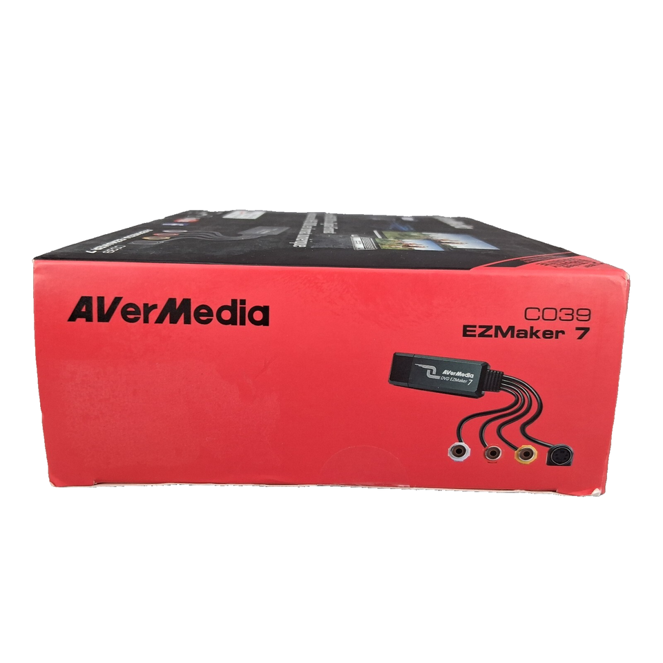 AVerMedia EZMaker 7 USB Convert VHS/DVD to Digital Format EZmaker 7 ...