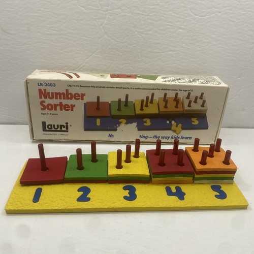 Lauri Vintage Number Sorter LR-2403 Rubber Shape And Color Sorter, 1990 ...