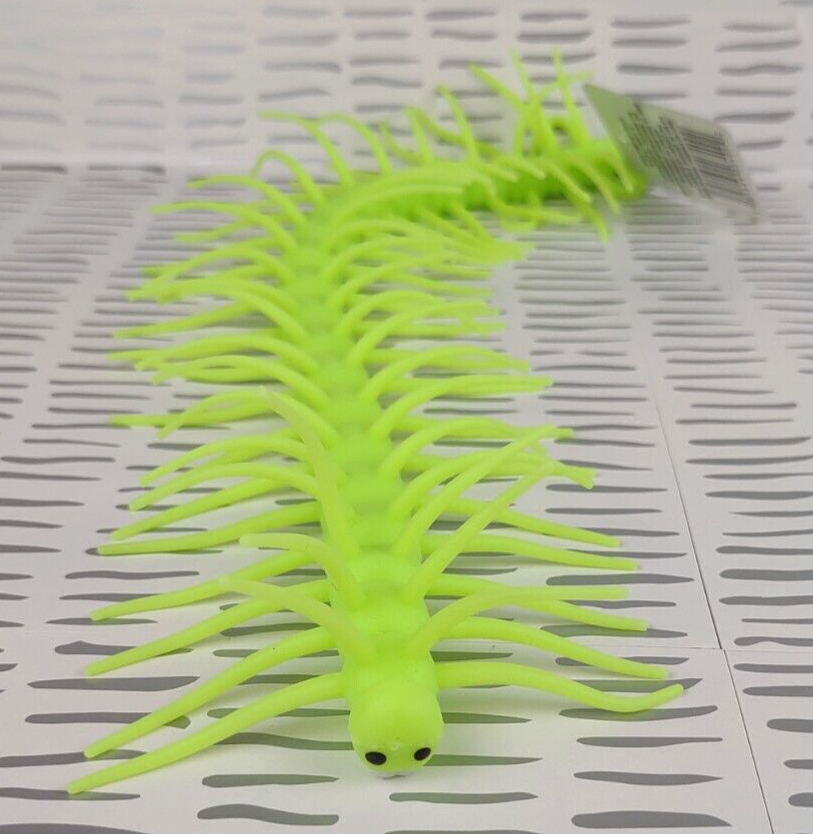Squishy Simulation Centipede Stretchy Stress Relief Toy Centipede Green ...
