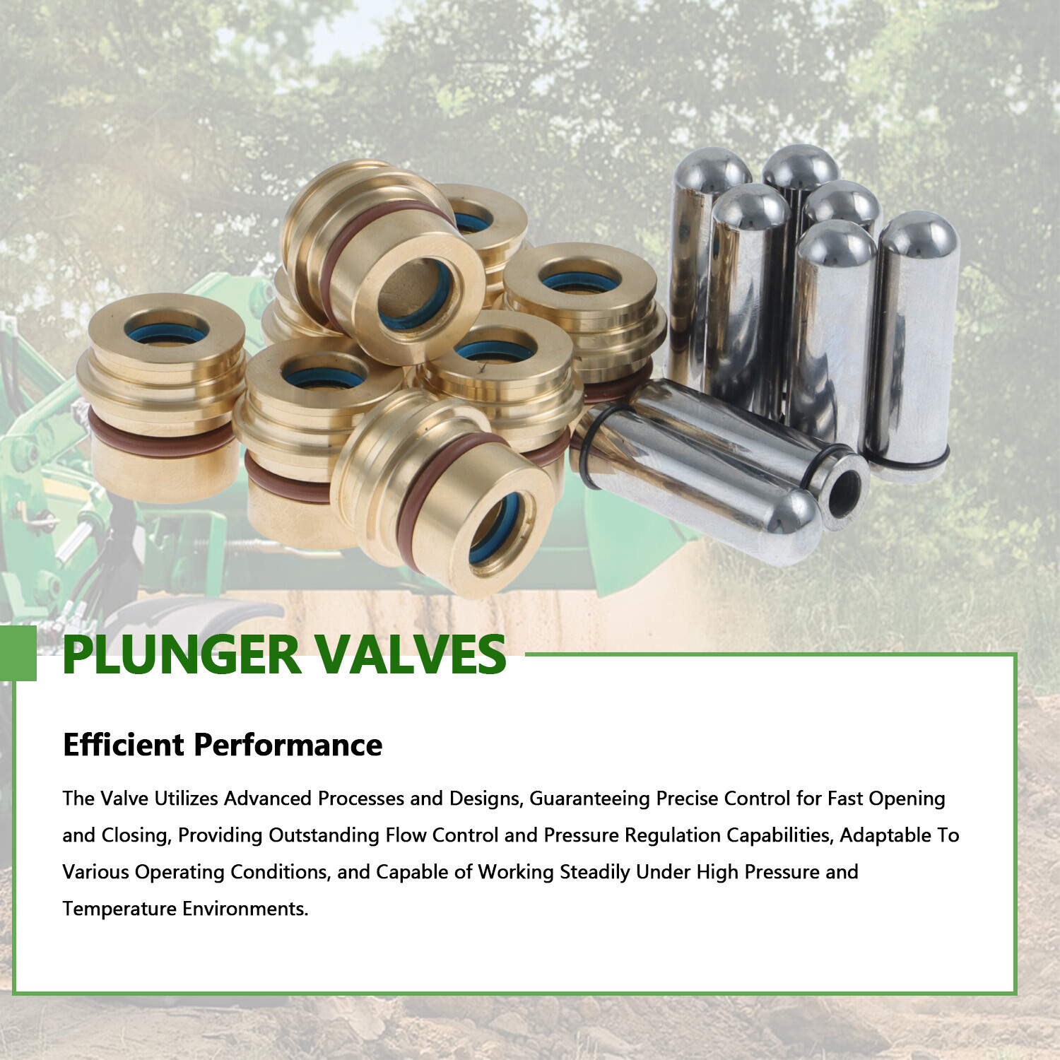 8X Pilot Valve Plunger Kit for 226B 232B 247 248B 267 287B 257B2 Loader ...