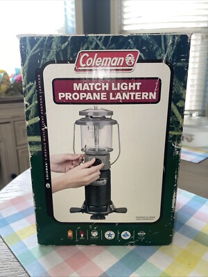 Coleman Match Light Propane Lantern Model # - 5155A707 NEW | eBay