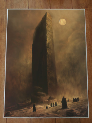 Horror Monolith Poster Zdzislaw Beksinski Style 18x24in | eBay