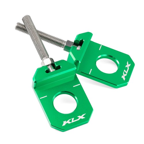 KLX Chain Adjuster Slider Axle Blocks For KAWASAKI KLX250/S/SF KLX300/R ...