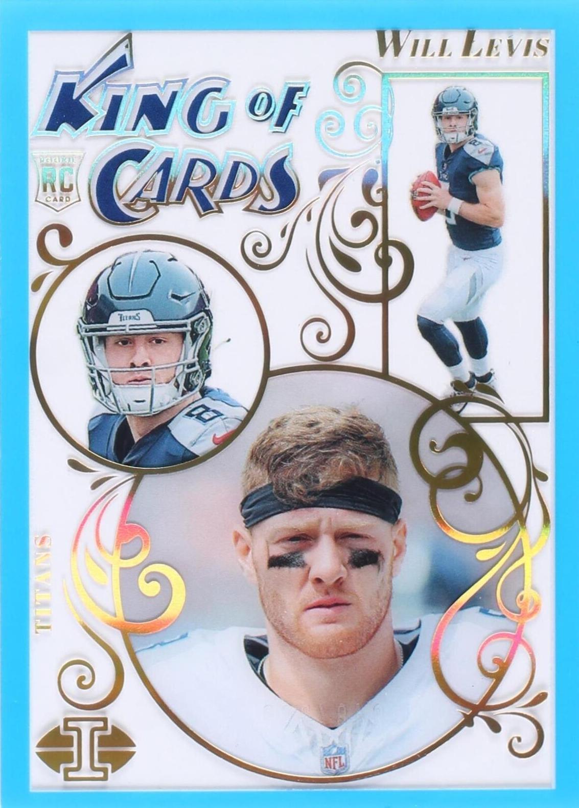 2023 Panini Illusions - King of Cards Will Levis #20 Light Blue /299 ...