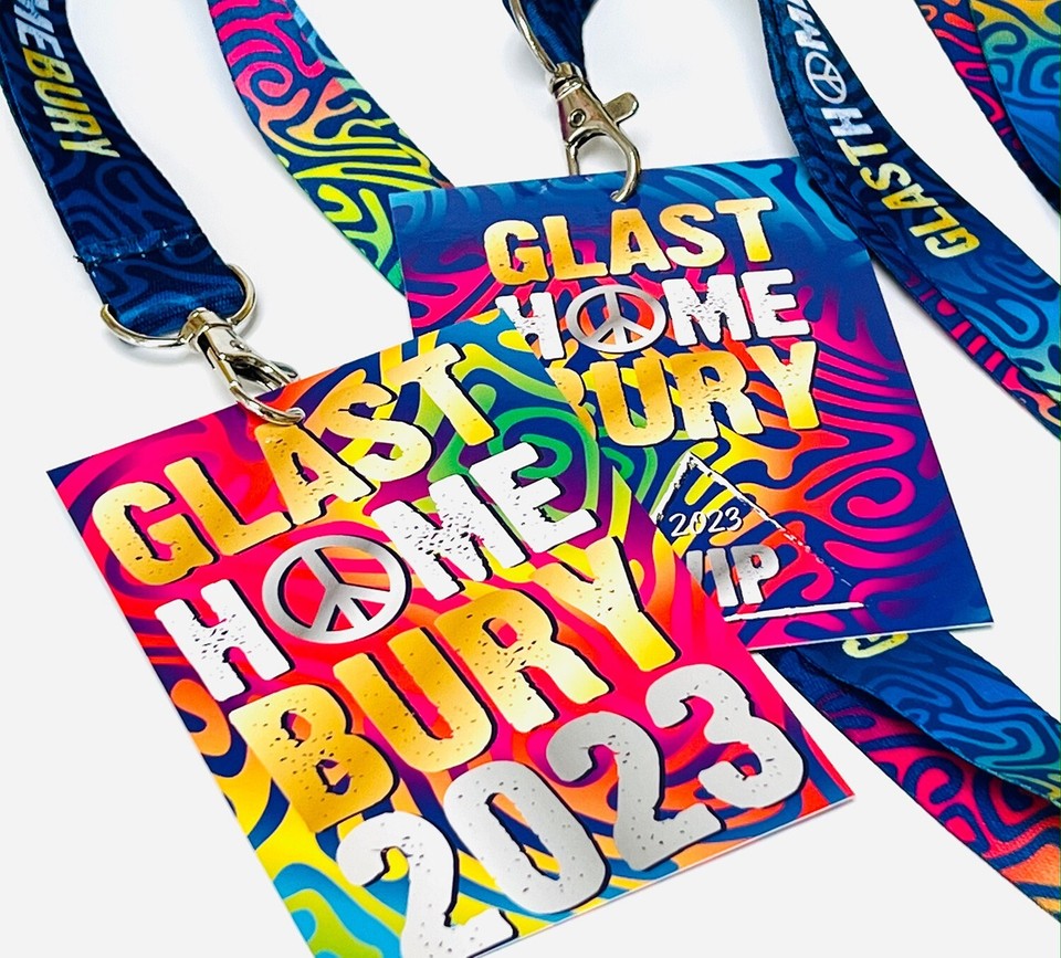 GLASTHOMEBURY Festival Party VIP Lanyards - Home Festival Lockdown ...