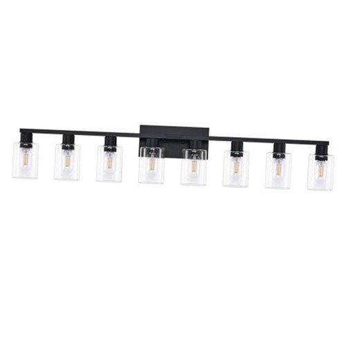 8 Light Bathroom Vanity Light Black Vanity Light Fixtures Bathroom ...