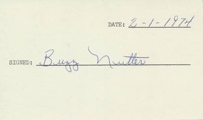 Madison Buzz NUTTER / Signature Signed | eBay