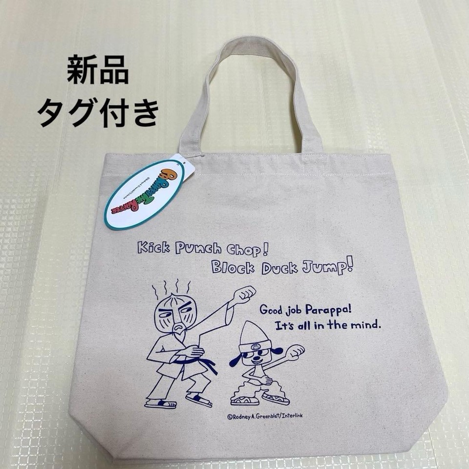 [New] PaRappa Rapper Tote Bag PlayStation Game Heisei Onion Sensei | eBay