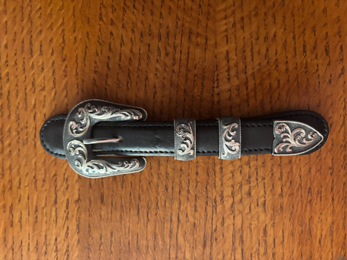VOGT 4 PIECE BUCKLE SET STERLING SILVER | eBay