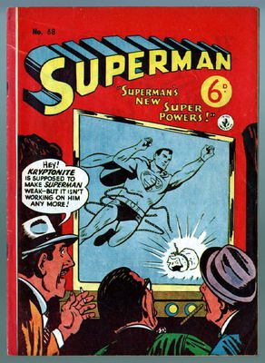 Australian SUPERMAN 68 DC Comics 1950's w Action Comics 187 cover UK | eBay