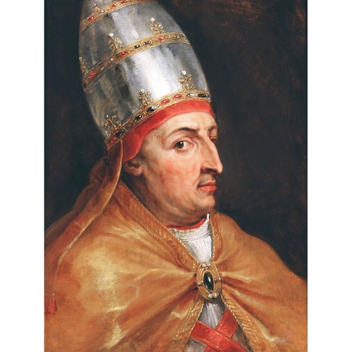 Rubens Portrait Catholic Pope Nicholas V Painting Canvas Wall Art Print ...