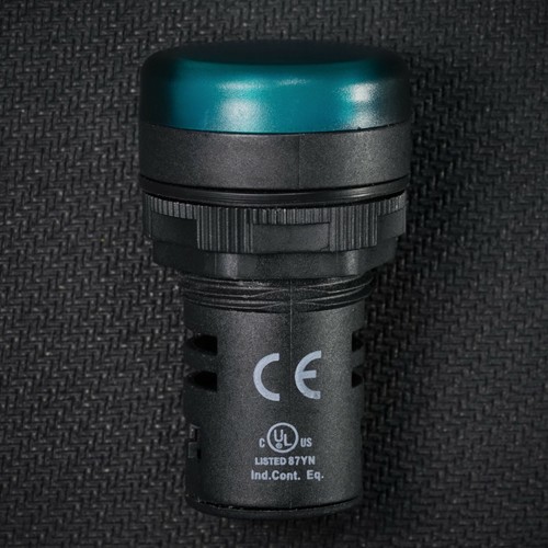 NEW Indicator Pilot Light Signal Lamp Green LED 22mm 24VAC-DC | eBay