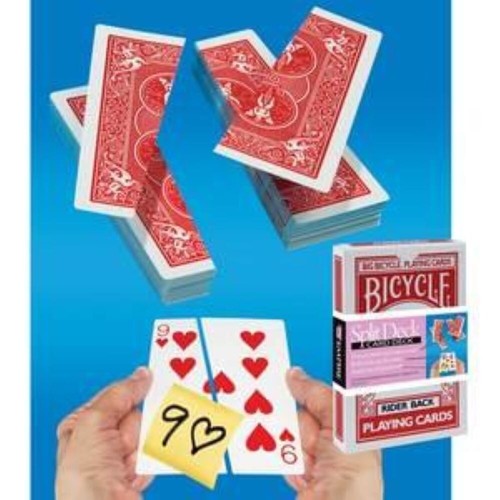 Jumbo Split Deck - Jumbo Bicycle Magic Trick Card Deck - Easy To Do! | eBay