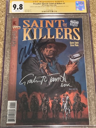 Preacher Saint of Killers SOK SS Signed Comic Graham McTavish Garth ...