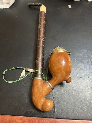 Antique German Bavarian 1800s Hand Carved Stag Deer Pipe Bruyere ...