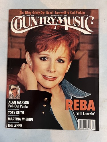 Country Music Magazine May/June 1998 Reba McEntire Cover | eBay