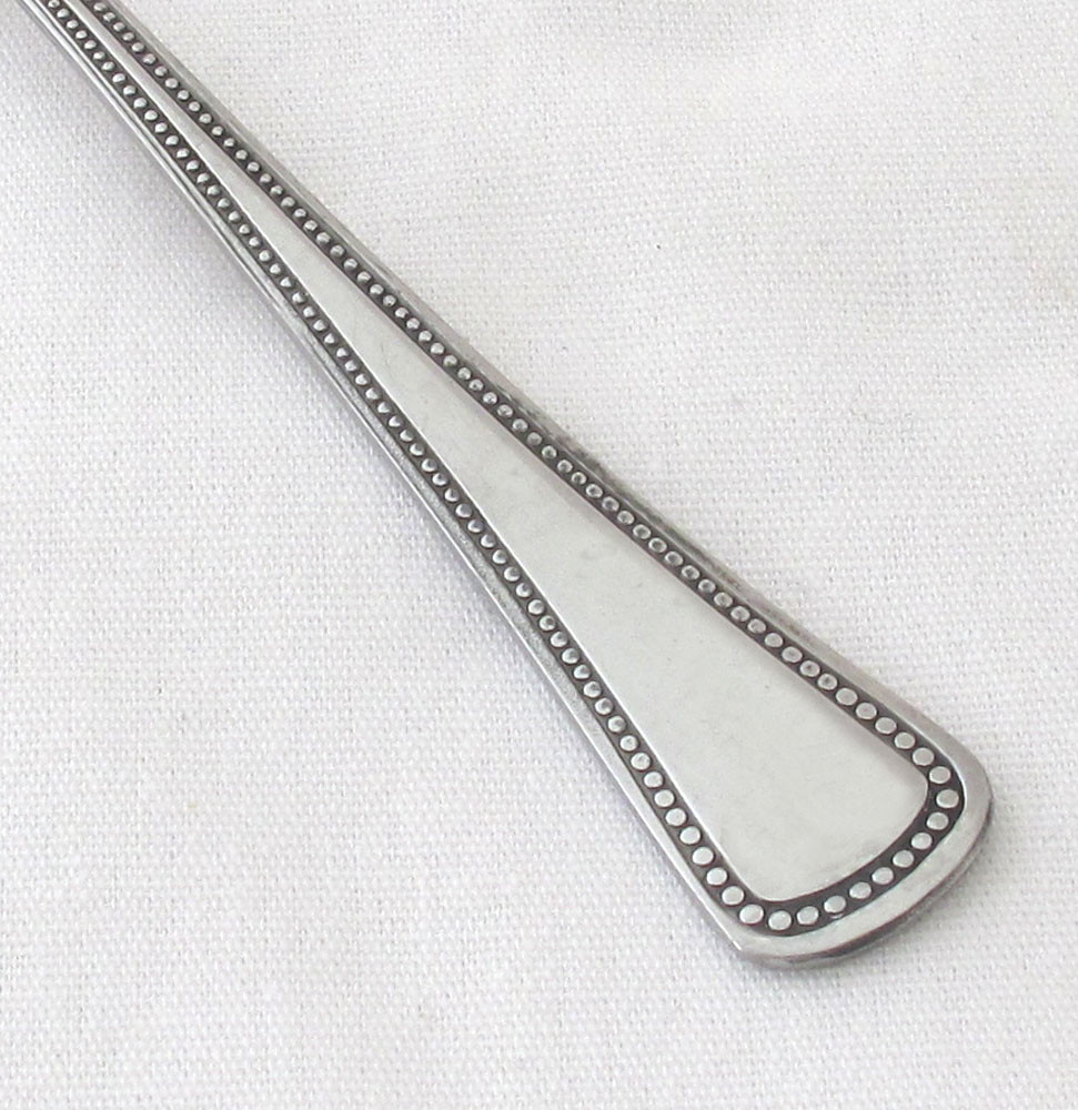 Oneida Needlepoint Beaded Artistry Teaspoons Stainless Set of Four | eBay