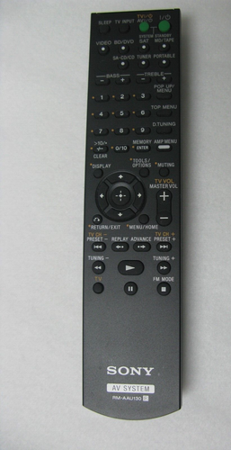 Sony AV System Remote Control RM-AAU130, Genuine Original | eBay