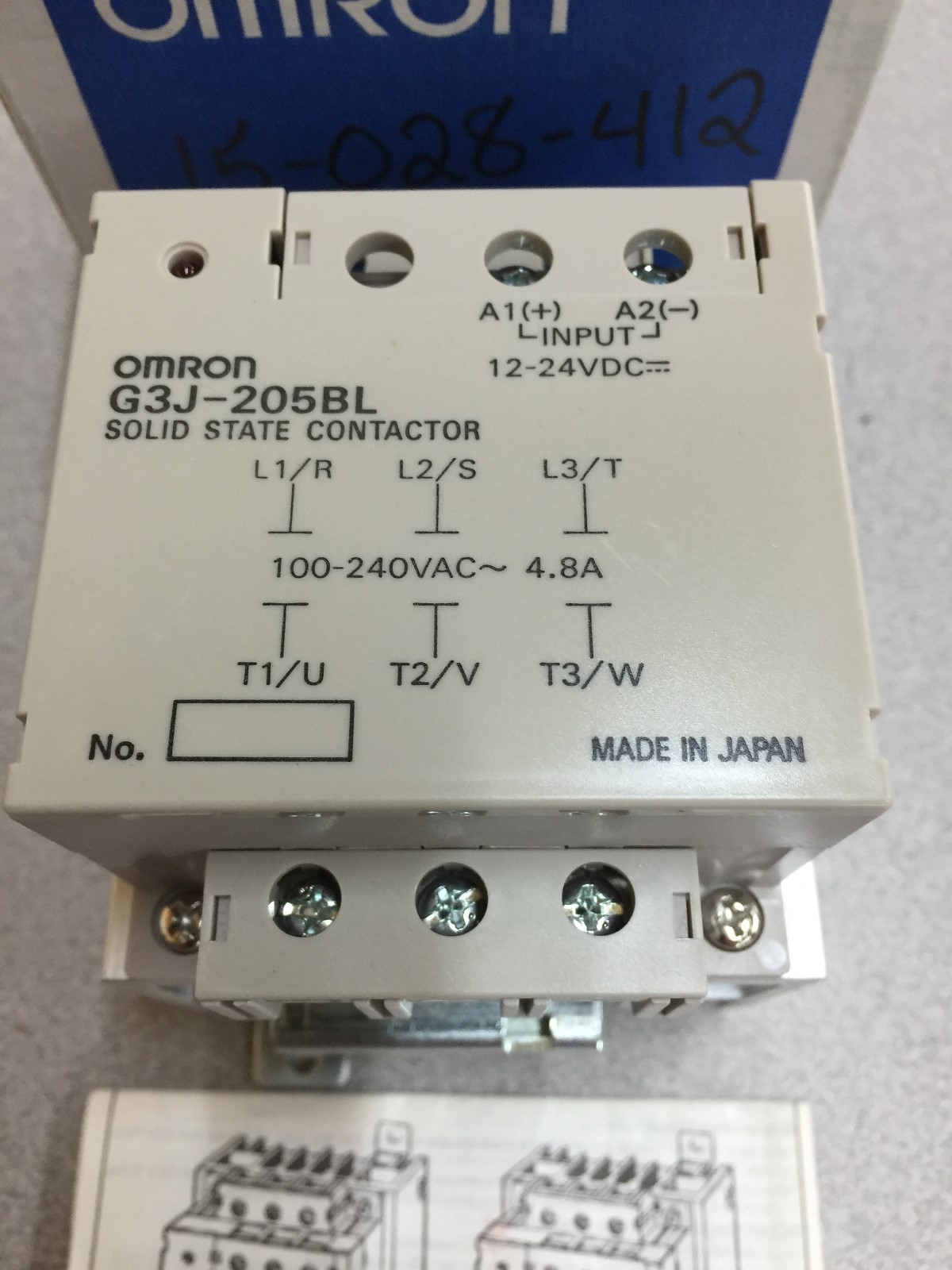 NEW IN BOX OMRON SOLID STATE CONTACTOR G3J-205BL 24VDC | eBay
