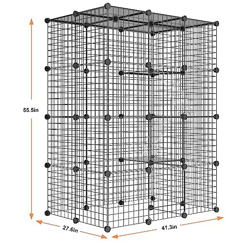 Catio Outdoor Cat Enclosure Indoor Cat Cage Outdoor Large Metal 41L x ...
