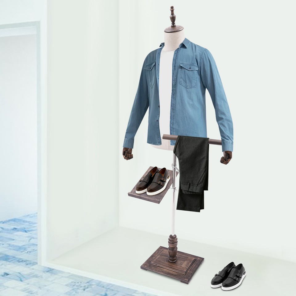 Male Tailors Dummy Tailor Bust White Fashion Students Mannequin Window ...