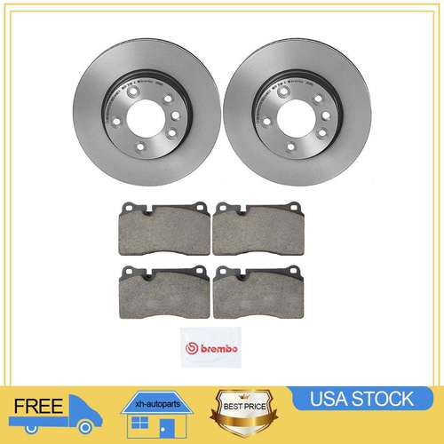 Front Brake Rotors & Ceramic Brake Pads Set For 2007-2017 Touareg XH | eBay