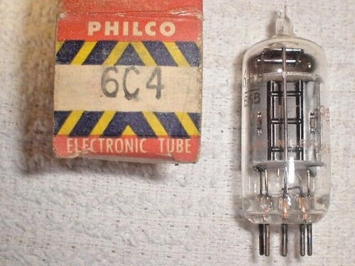 VINTAGE PHILCO 6C4 VACUUM TUBE TUBES USA TESTED TUB24039 | eBay