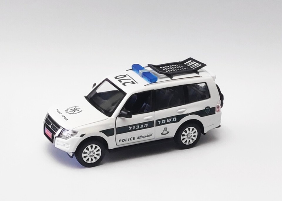 Mitsubishi Pajero ISRAEL POLICE Magav Border Unit car model scale 1:43 ...
