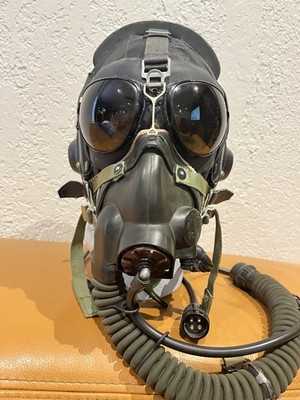 Rare Original Russian AF Fighter Pilot Helmet Goggles + Breathing Mask ...