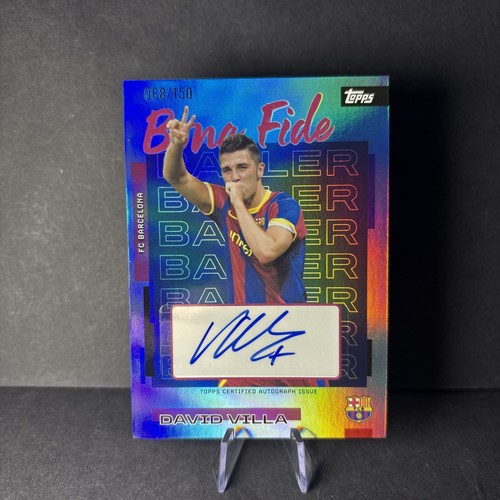 Topps Barcelona Team Set 25/26 - David Villa Bona Fide Baller Auto /150 ...