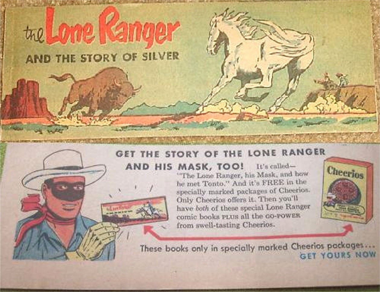 LONE RANGER THE STORY OF SILVER MINI COMIC PROMO GIVEAWAY CHEERIOS ...