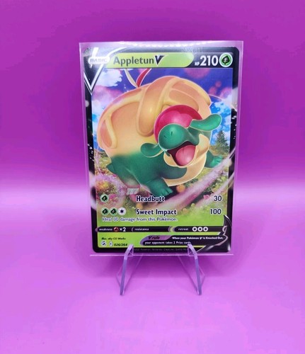Pokémon TCG Appletun V Fusion Strike 026/264 Holo Ultra Rare Near Mint ...