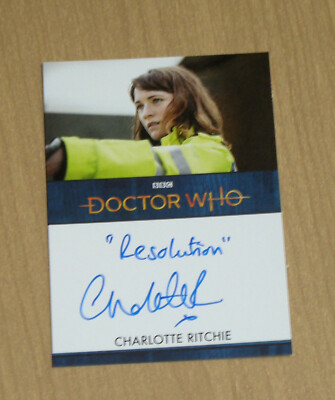 2022 Rittenhouse Doctor Who Series 11/12 autograph auto Charlotte ...